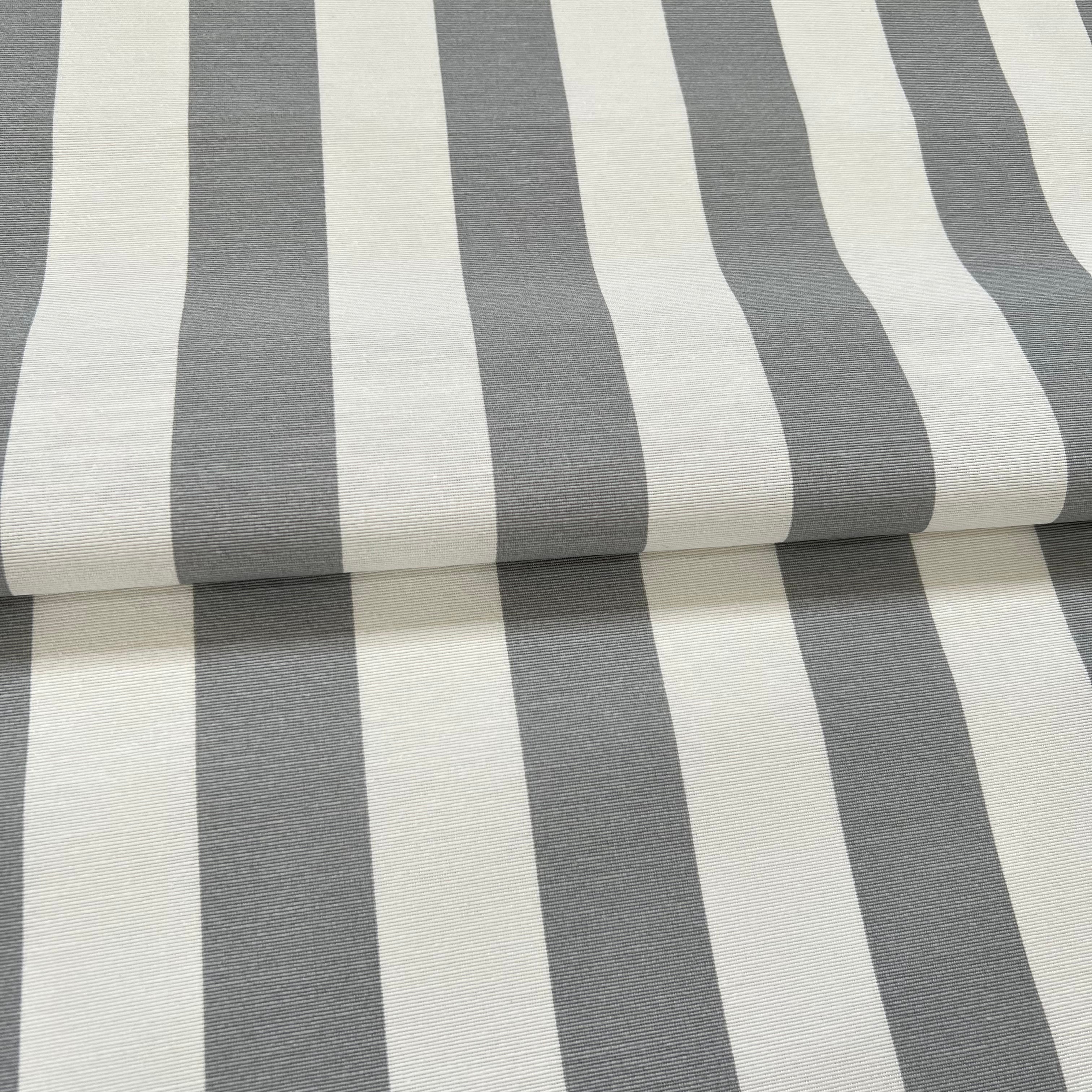 Lona Raya Clásica Gris – Mercado Textil